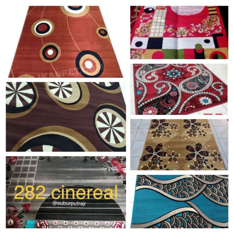 Jual karpet moderno jumbo minimalis, batik, bunga 210x310 | Shopee ...