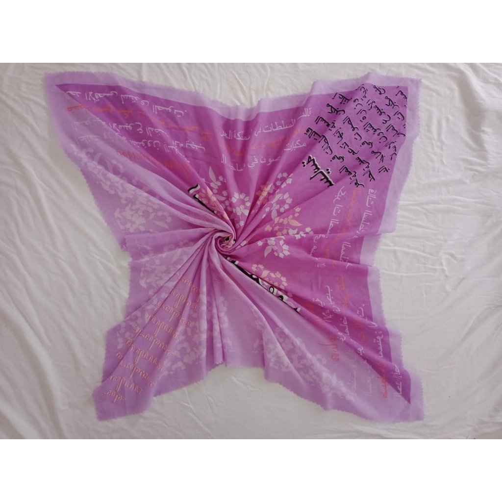 Jual Hijab VOAL Koran ARAB DENAY / Hijab segiempat koran ARAB / hijab ...