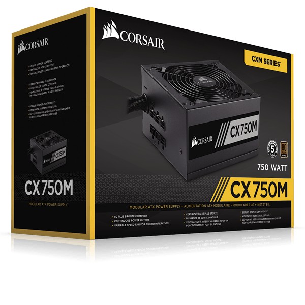 Jual PSU Corsair CX Series - CX750M (CP-9020061-EU) - 750 Watt 80+ Bronze | Shopee Indonesia