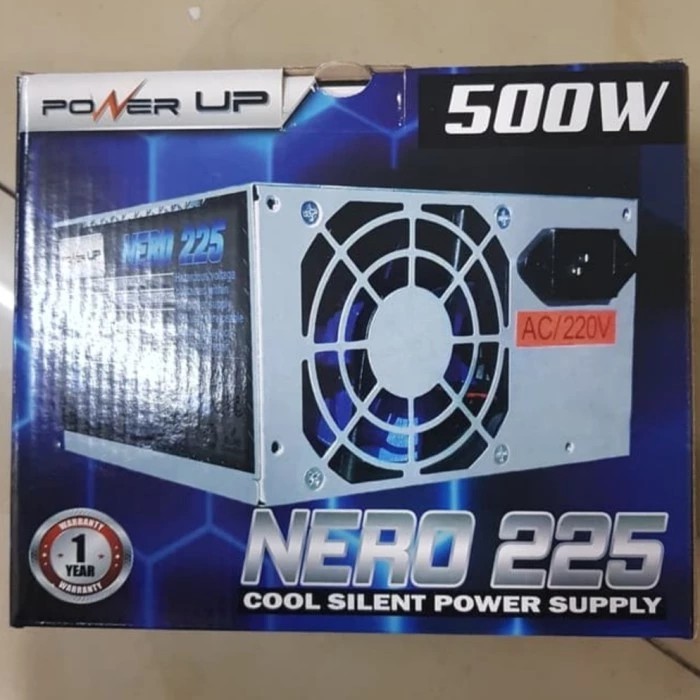 Jual POWER SUPPLY 500 WATT ( BARU ) COOL SILENT STANDAR PC | Shopee ...