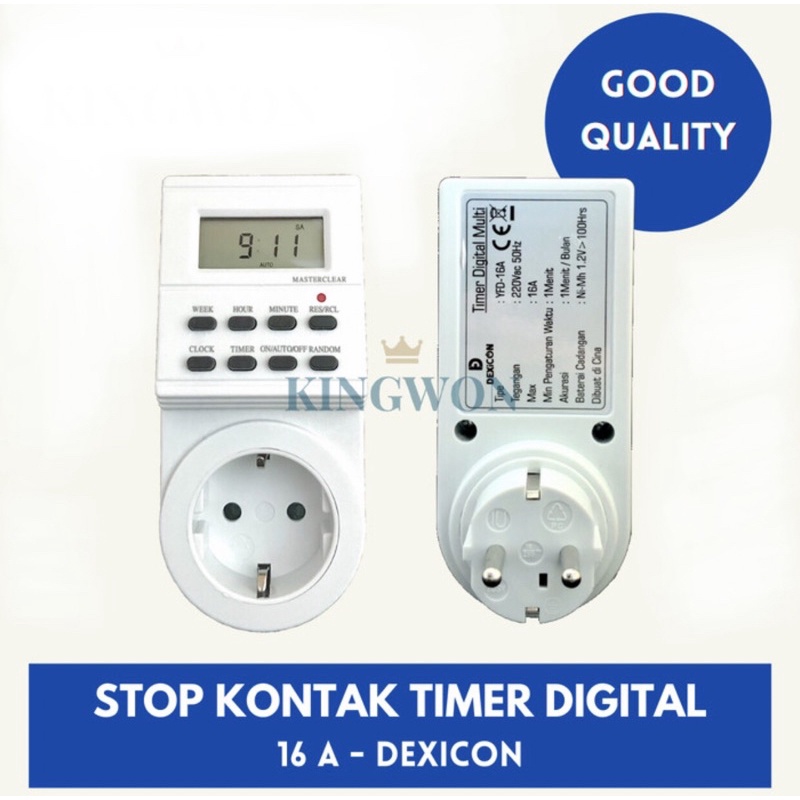Jual STOP KONTAK LISTRIK DIGITAL TIMER SWITCH STOPKONTAK TIMER OTOMATIS ...