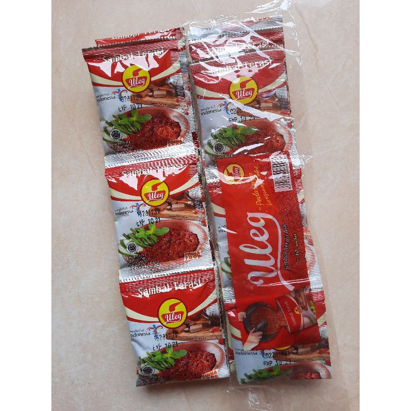 Jual SAMBAL ULEG RENTENG TERASI|SAMBAL IJO|BAWANG|TERI | Shopee Indonesia