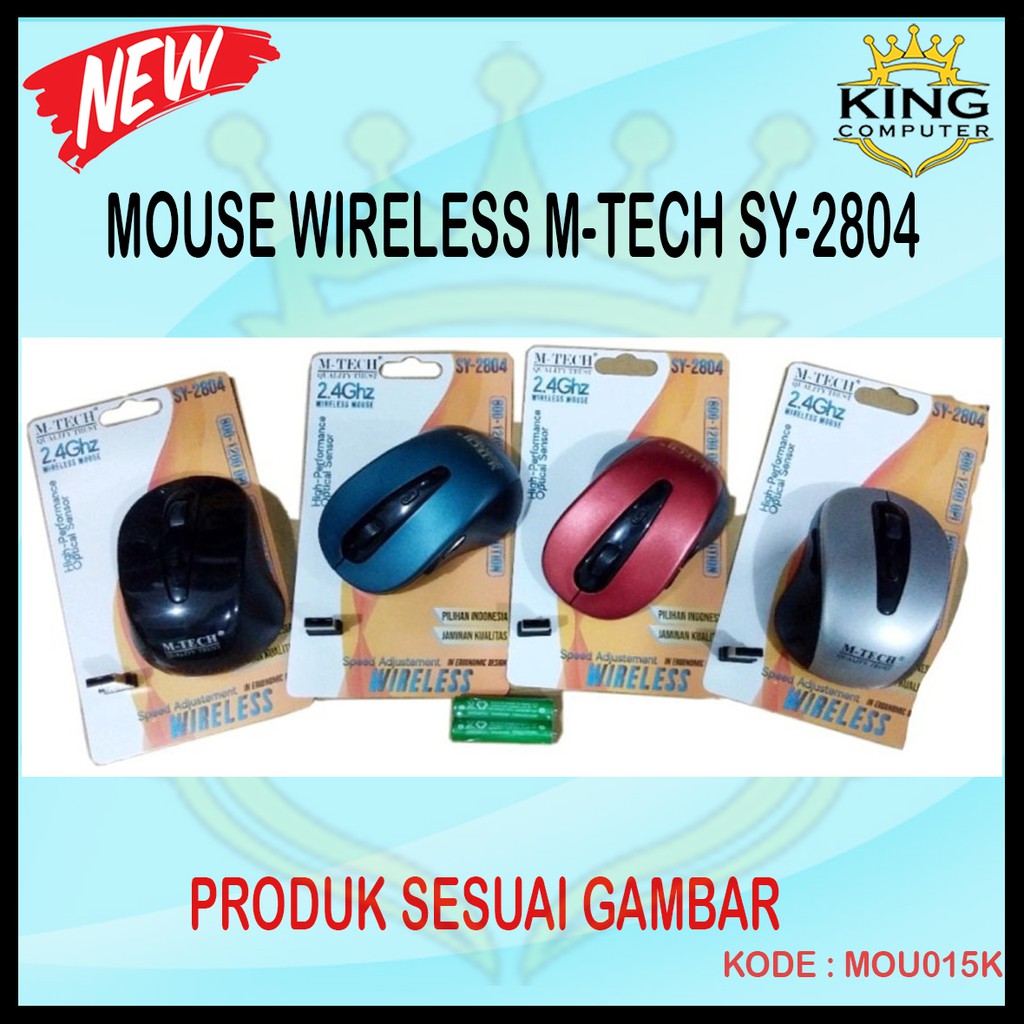Jual MOUSE WIRELESS M-TECH SY-2804 | Shopee Indonesia