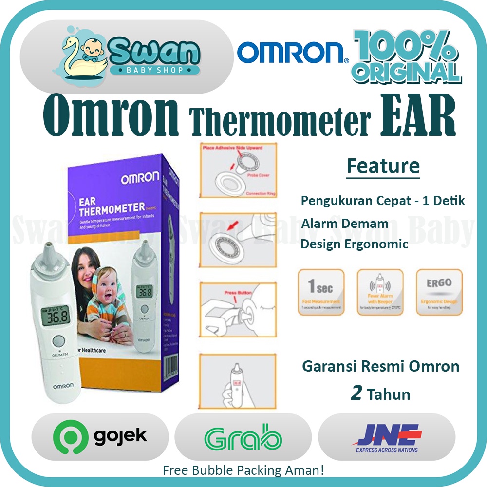 Jual Omron Ear Thermometer TH 839S / Termometer Telinga Omron | Shopee ...