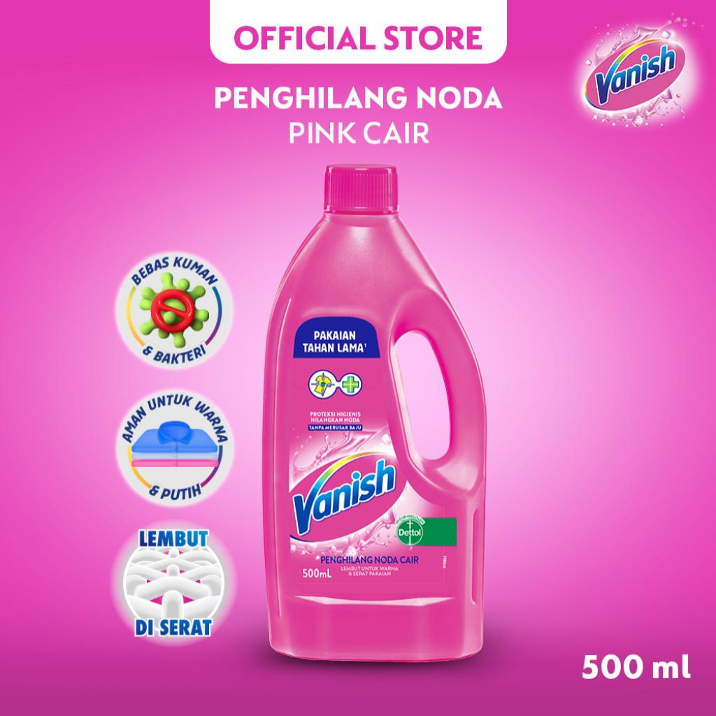 Jual Vanish Pink Liquid 500ml Bottle - Penghilang Noda & Kuman | Shopee ...