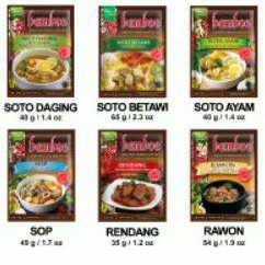 Jual Bamboe Bumbu Soto Betawi/Rendang/Soto Ayam/Bumbu Instant Export ...
