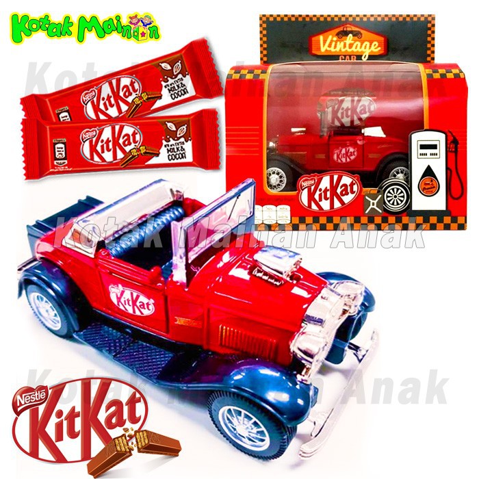 Jual KITKAT Vintage CAR Chocolate Limited Diecast Car Kit Kat Gift Pack ...