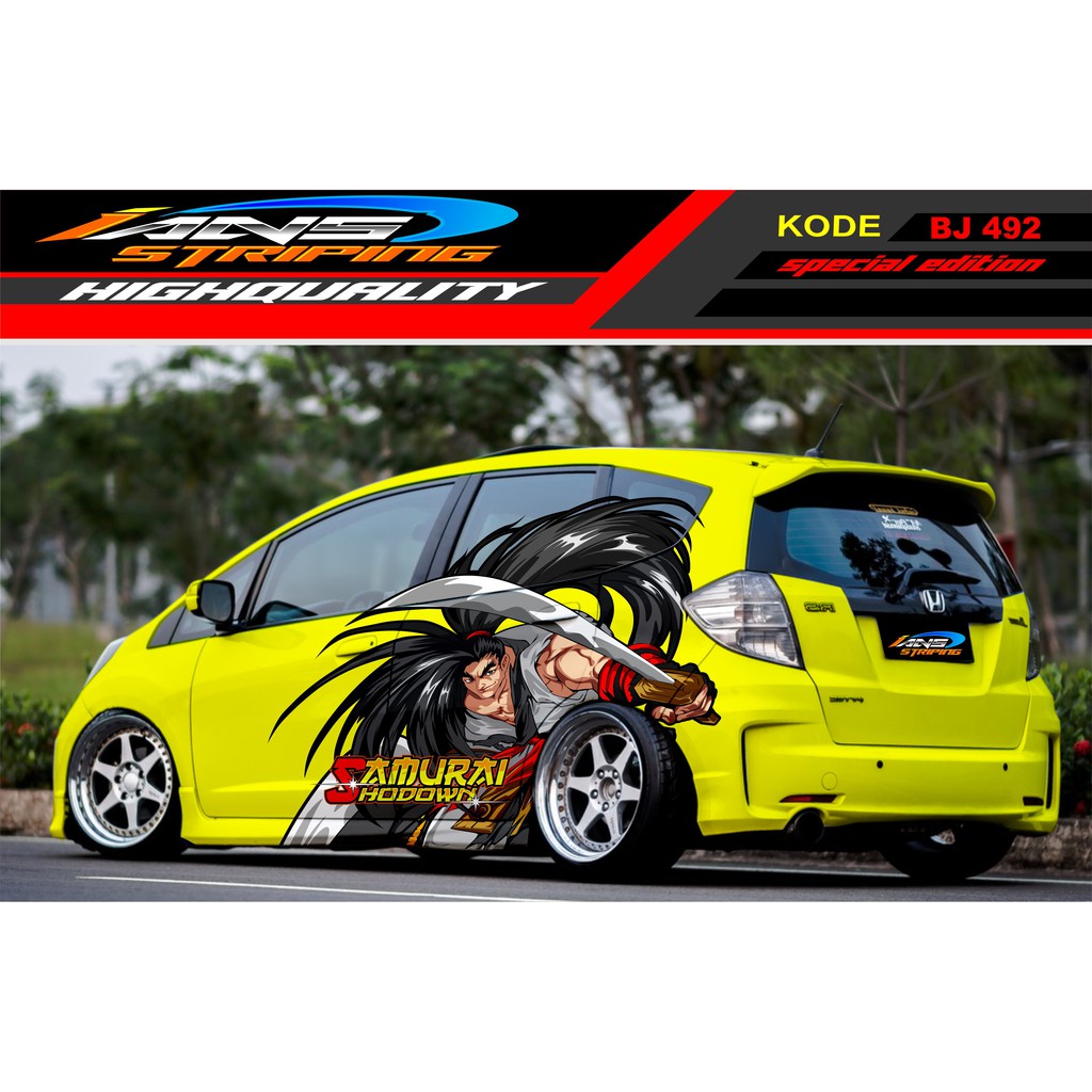Jual VARIASI STICKER MOBIL JAZZ SIGRA BRIO AVANZA / DECAL STICKER MOBIL ...