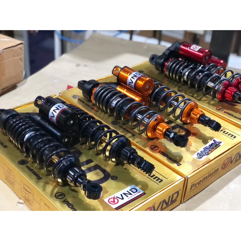 Jual SHOCK SHOCKBREAKER BEBEK TABUNG ATAS VND RACING AK999 280MM 320MM ...