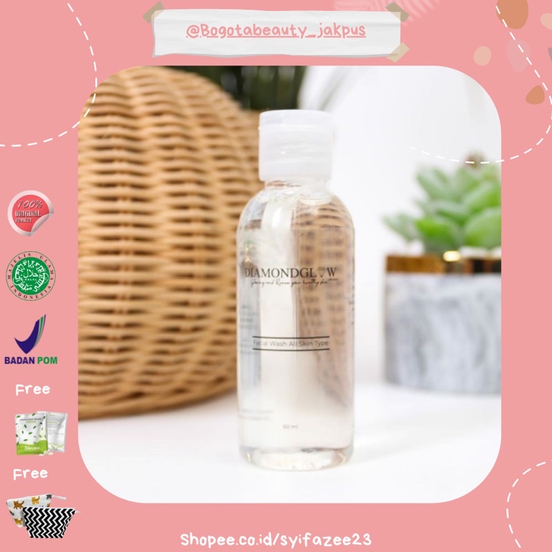 Jual DIAMOND GLOW ECER (FACIAL WASH DIAMOND GLOW) SABUN CUCI MUKA SABUN ...