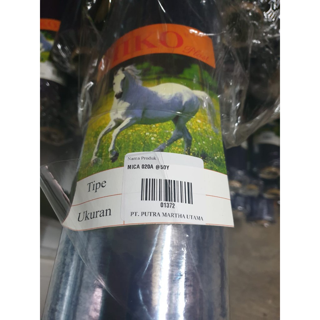 Jual Plastik Mika UNICA Lemas 0,20mm x 137cm x 50m, Mika PVC, Mika ...