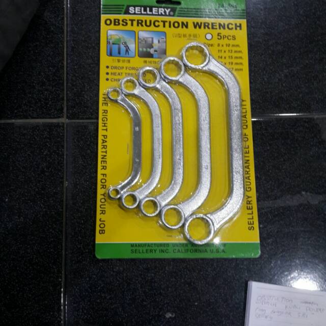 Jual OBSTRUCTION WRENCH KUNCI DOUBLE RING BENGKOK 5 PCS SELLERY | Shopee Indonesia
