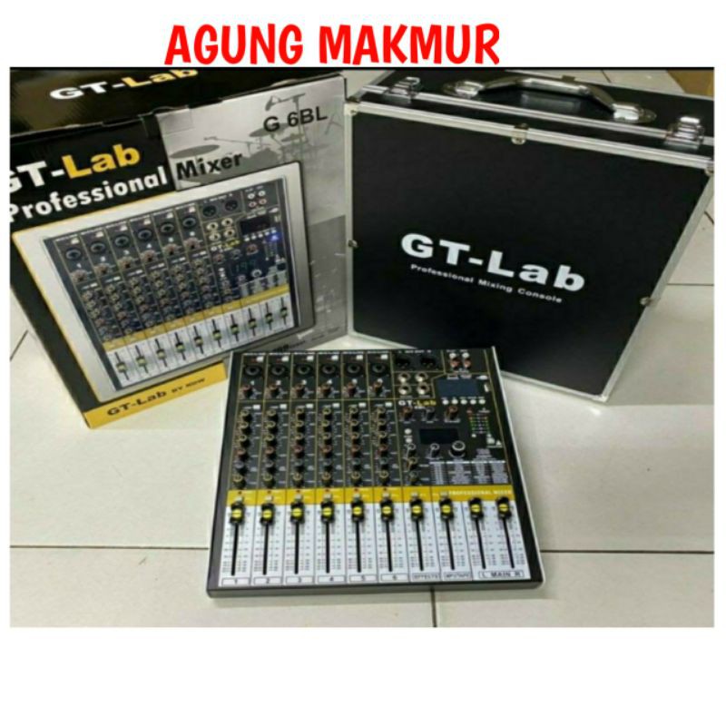 Jual Mixer Audio GT LAB G6BL G 6BL Original 6 Channel GT Lab RDW ...