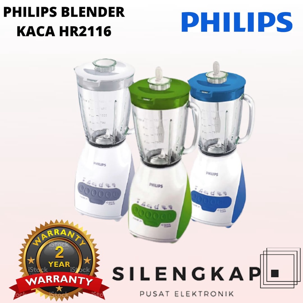 Jual Philips Blender 2L Glass HR2116/00 | Shopee Indonesia