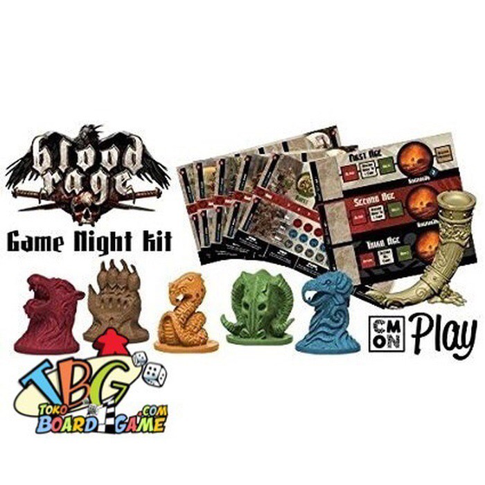 Jual Blood Rage Game Night Kit ( Original ) Board Game | Shopee Indonesia