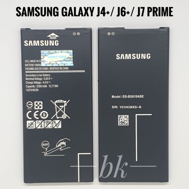 Jual Baterai Batre Batere Samsung Galaxy J7 Prime J4+ J6+ Batere J4 J6 ...