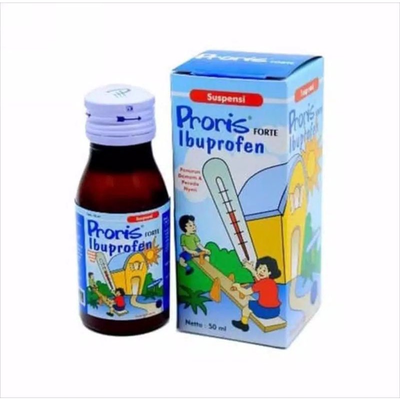 Jual PRORIS SIRUP 60 ML / FORTE SYRUP 50 ML IBUPROFEN - TABLET / KAPLET ...