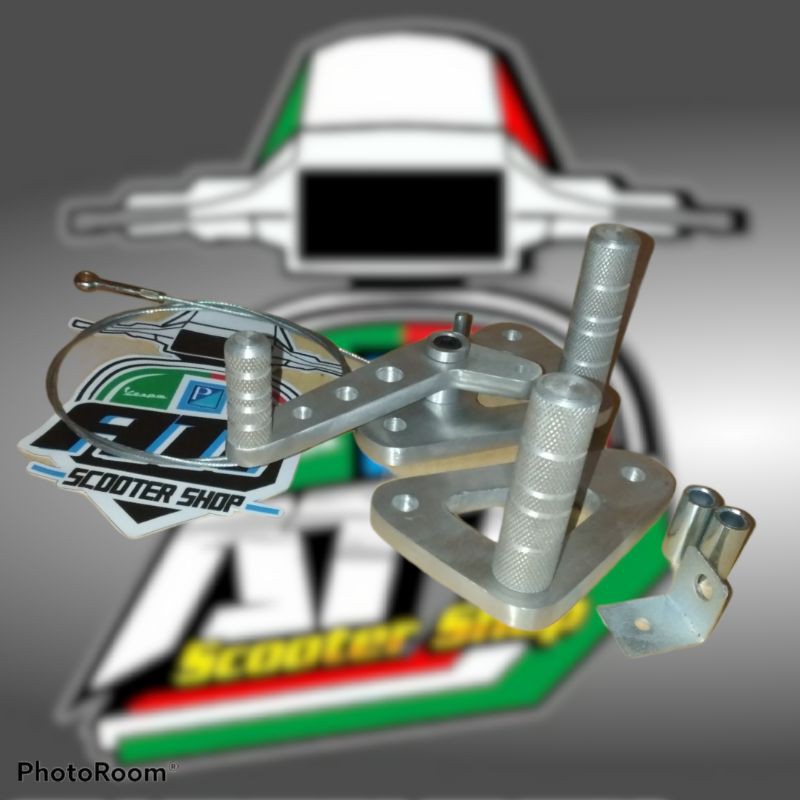 Jual step underbone vespa racing / footsteep vespa race smallframe ...