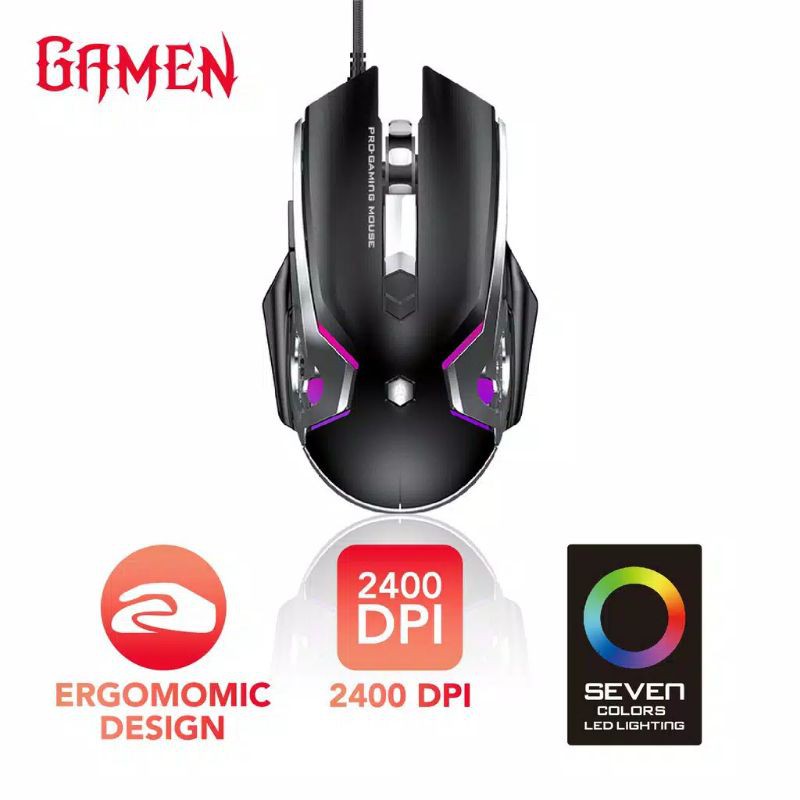 Jual MOUSE GAMING GAMEN GM1200 (WIRED/KABEL) | Shopee Indonesia