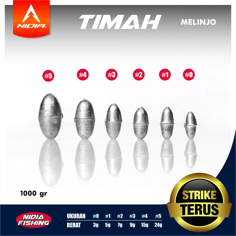 Jual Timah pancing Timah MELINJO| Timah Galatama - Per 100 Gram ...