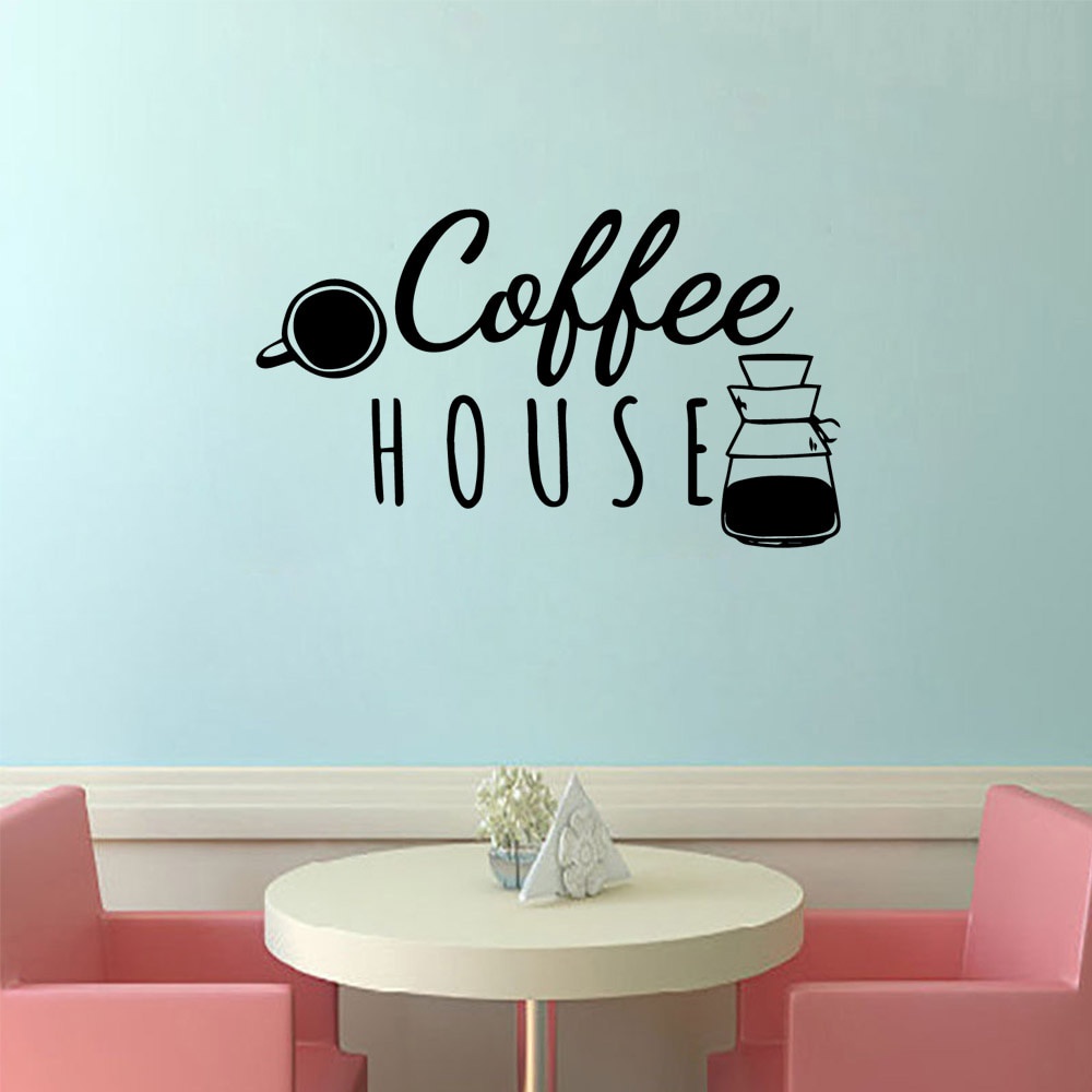 Jual Stiker Dinding Kopi Dekorasi Kafe coffee Wall Sticker Home Decor ...