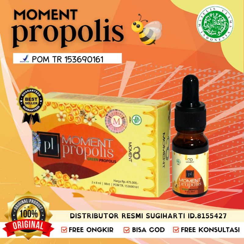 Jual PROPOLIS MOMENT GREEN BRAZILIAN TERBAIK BENING DENGAN RASA MINT ...