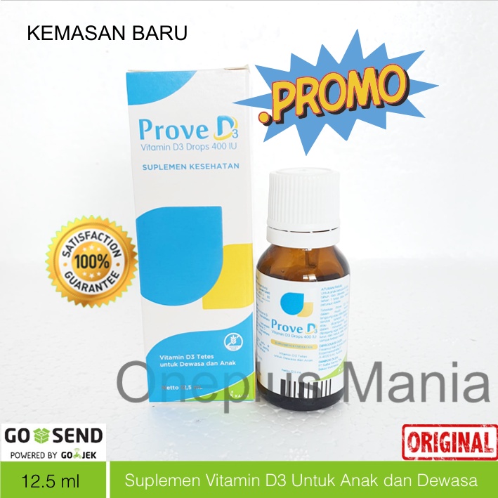 Jual VITAMIN D3 ANAK DAN DEWASA PROVE D DROP | Shopee Indonesia