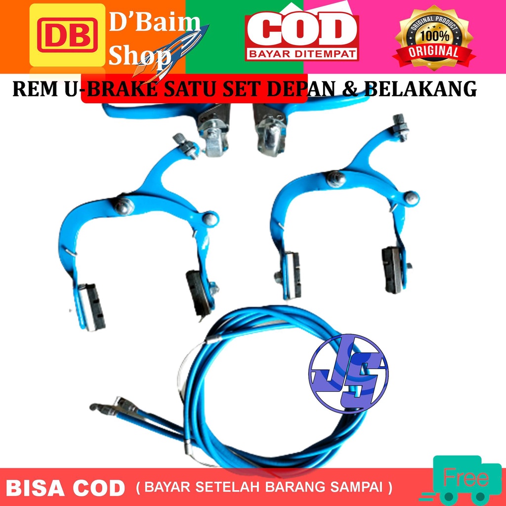 Jual Rem capit Sepeda Rem Kalipper Rem U Brake Sepeda Ukuran 12-20 | Shopee Indonesia