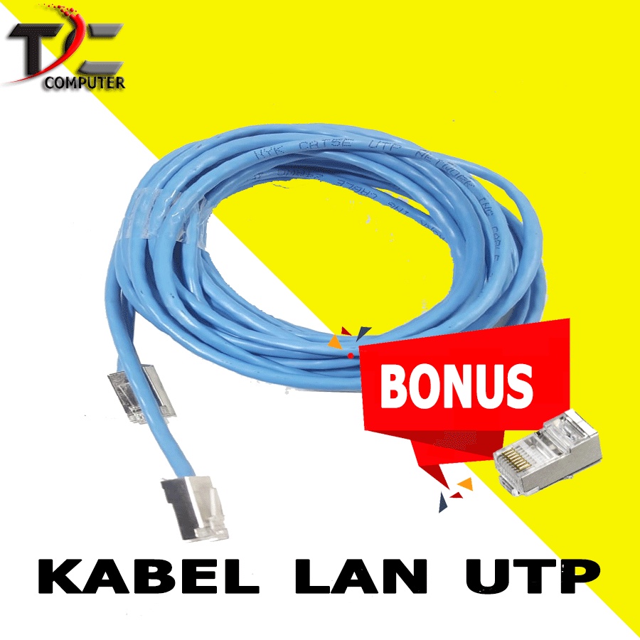 Jual Kabel LAN Cat5e NYK RJ45 Besi Permeter 10-20m | Shopee Indonesia