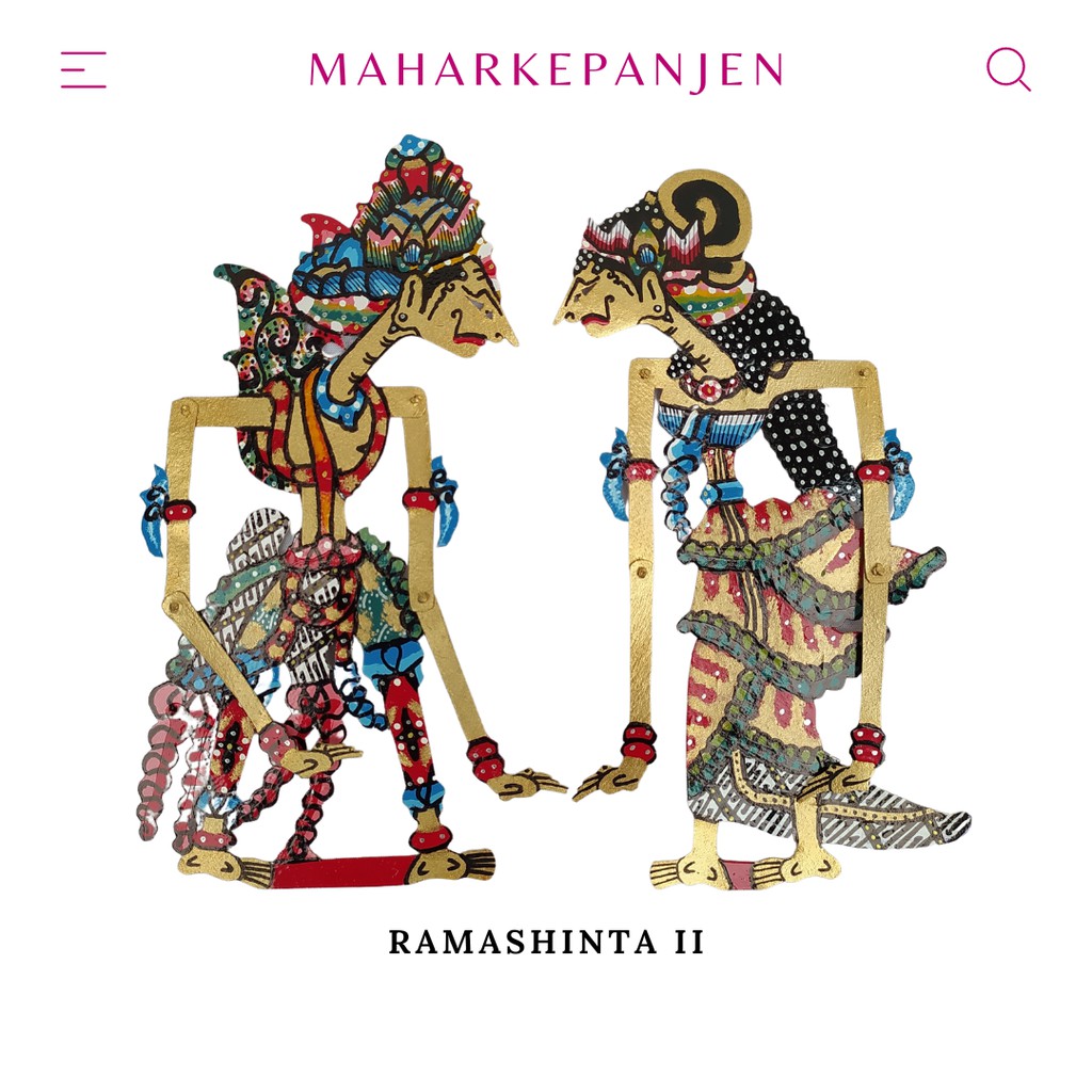 Jual WAYANG KULIT | BAHAN MAHAR | WAYANG RAMA SINTA (MODEL 2) | Shopee Indonesia