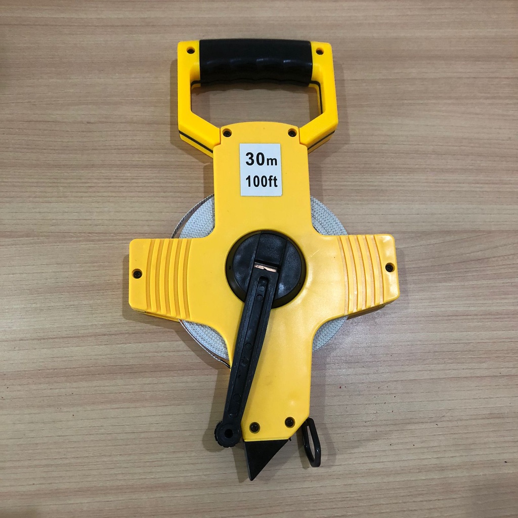 Jual Meteran Tancap/Meter Gulung Rol Tanam Tanah Bangunan 30M/100FT | Shopee Indonesia
