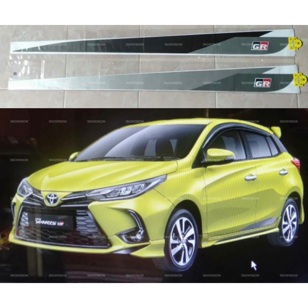 Jual Stiker Body Samping Mobil Universal New Yaris 2018 2020 2022 GR ...