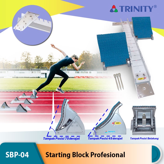 Jual Starting Block Professional TRINITY SBP04 | Shopee Indonesia