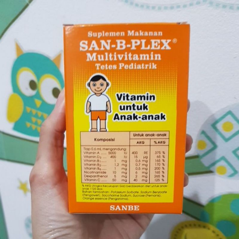 Jual San-B-Plex Drop Sanbeplex 15ml multivitamin untuk bayi | Shopee ...