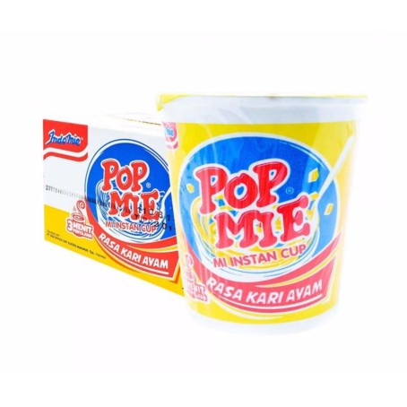 Jual POP MIE Kari Ayam 75g - Karton Isi 24pcs | Shopee Indonesia