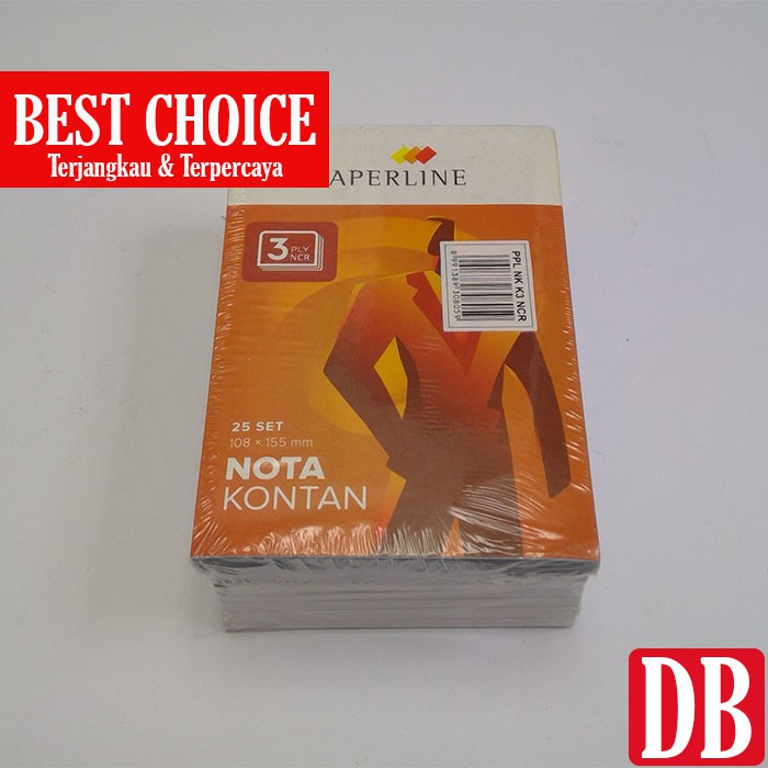 Jual Nota Kontan 3PLY Paperline 25 set (10 pcs) | Shopee Indonesia
