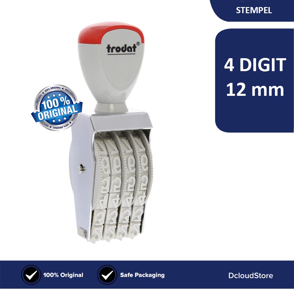 Jual Stempel Manual 4 Digit Trodat Stempel Angka Nomer Nomor 12 mm ...