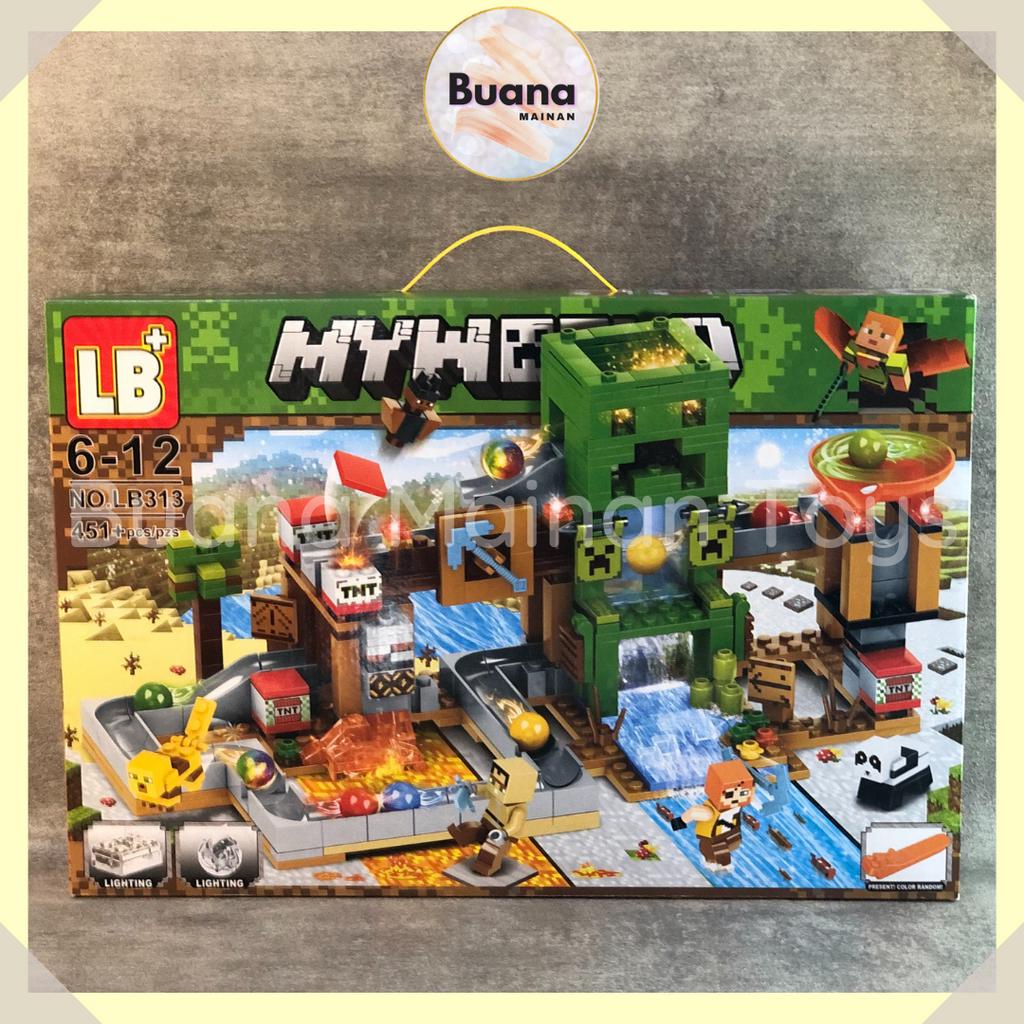 Jual BRICKS LB MINECRAFT TREASURE HUNT MAINAN EDUKASI ANAK COWO CEWE ...