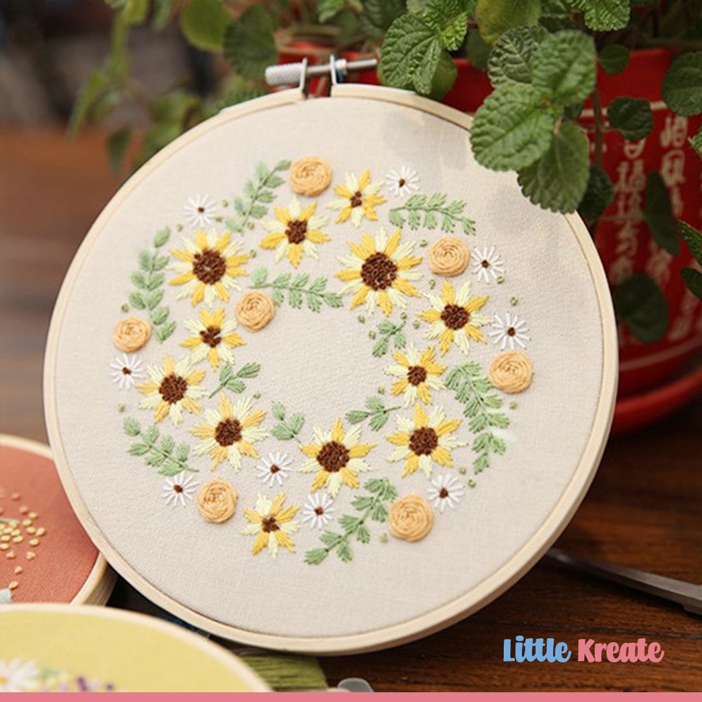 Jual HE#03 DIY Paket Sulam Menyulam / Hand Embroidery Kit / Needle ...