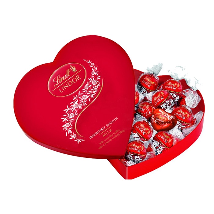 Jual Lindt Lindor Swarovski Heart Chocolate Coklat Box Love Valentine ...
