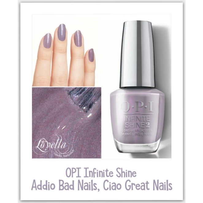 Jual OPI Infinite Shine Addio Bad Nails, Ciao Great Nails ( OPI ORIGINAL / OPI Nail Polish / OPI ...