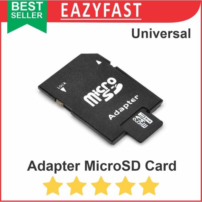Jual Adapter MicroSD to SD Universal Converter Micro Mikro SD TF Card ...
