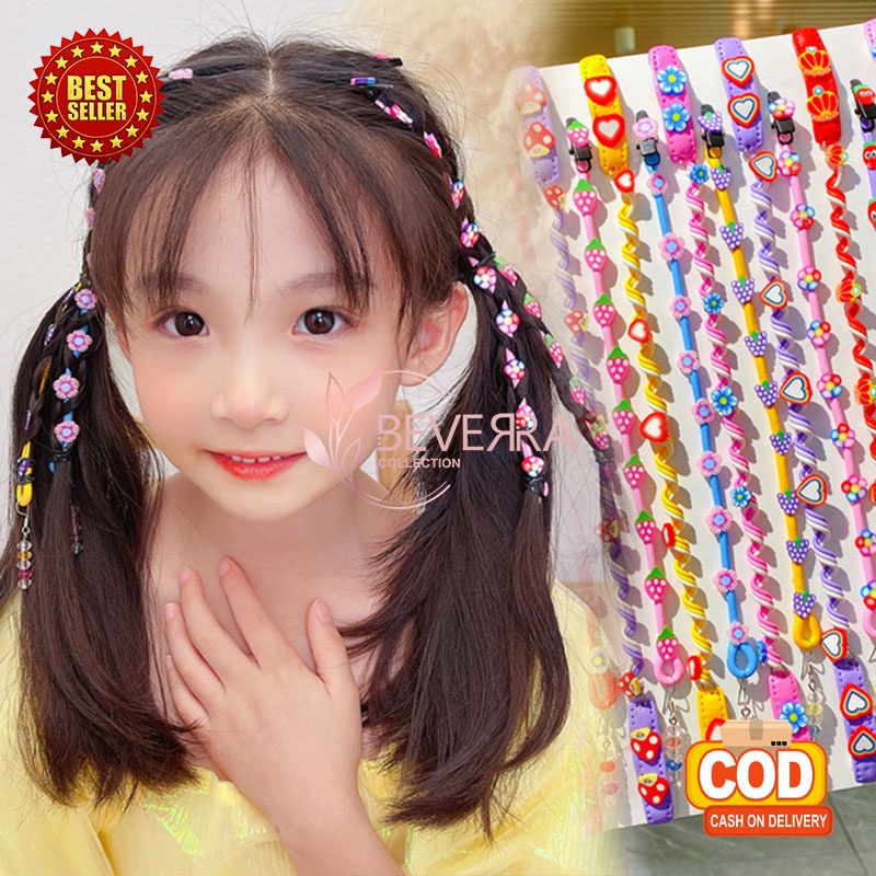 Jual Ikat Rambut Korea Anak Perempuan Motif Lebah Aksen Panjang Melilit ...