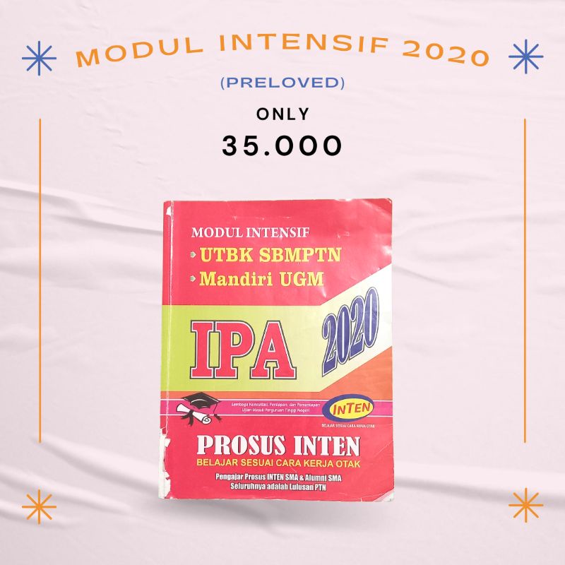 Jual [PRELOVED] Modul PROSUS INTEN Kelas XII MIPA | Shopee Indonesia