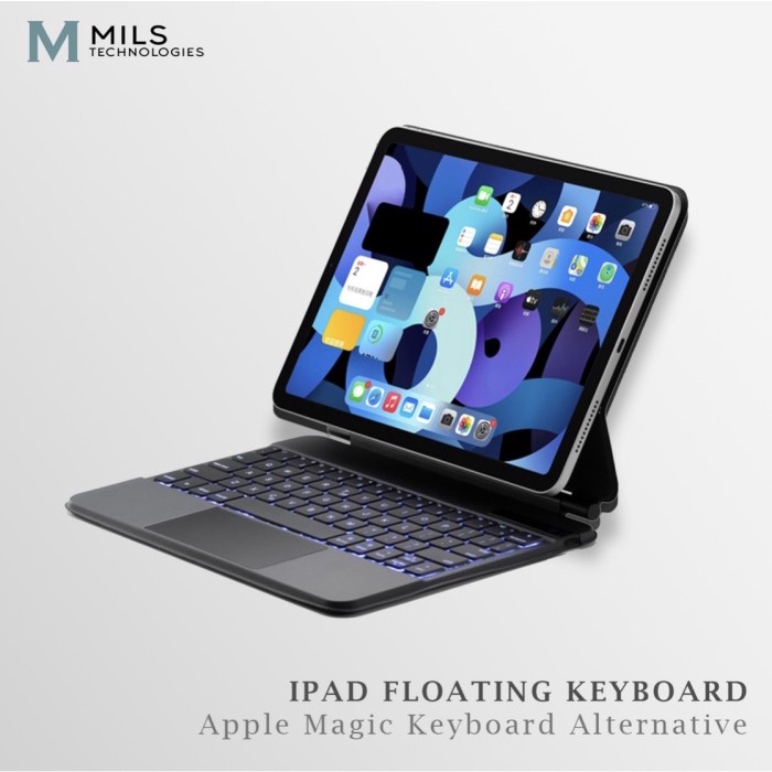 Jual [MURAH] [COD] MILS Floating Magic Keyboard Case for iPad Pro 11 ...