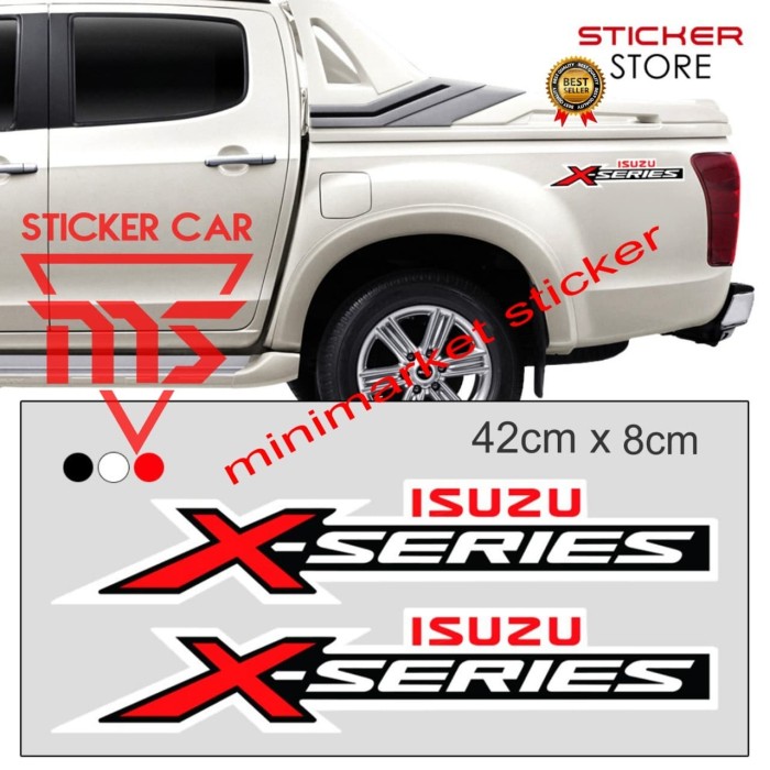 Jual STIKER ISUZU MUX PANTHER STICKER MOBIL ISUZU DMAX X SERIES Keren ...