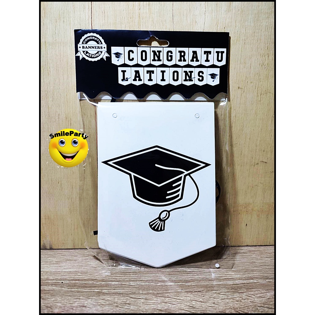 Jual Bunting Flag Banner Happy Graduation / Banner Wisuda ...