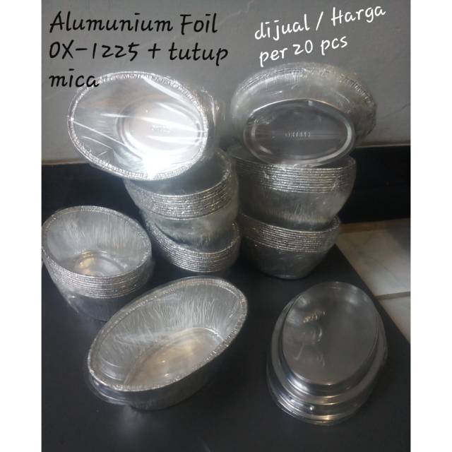 Jual #ECR# HARGA TURUN... OX 1225 alumunium foil + tutup. Dijual ...