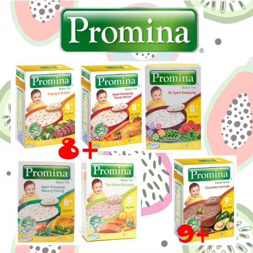 Jual Promina Bubur & Pasta usia 8+ 9+ 6+ Box & SUN Bubur usia 6+8+bln ...