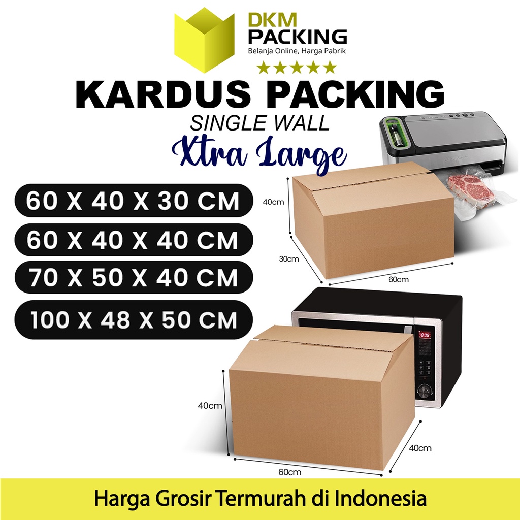 Jual KARDUS PACKING KARTON BOX XTRA LARGE DUS KOTAK PACKAGING BESAR ...